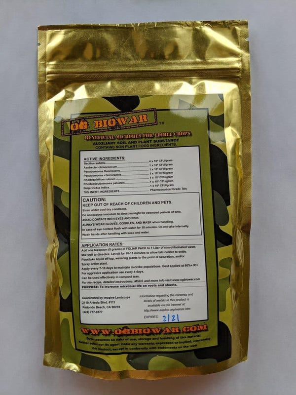 OG Biowar Foliar Pack | Envíos a Todo México - Mountainside Orgánicos